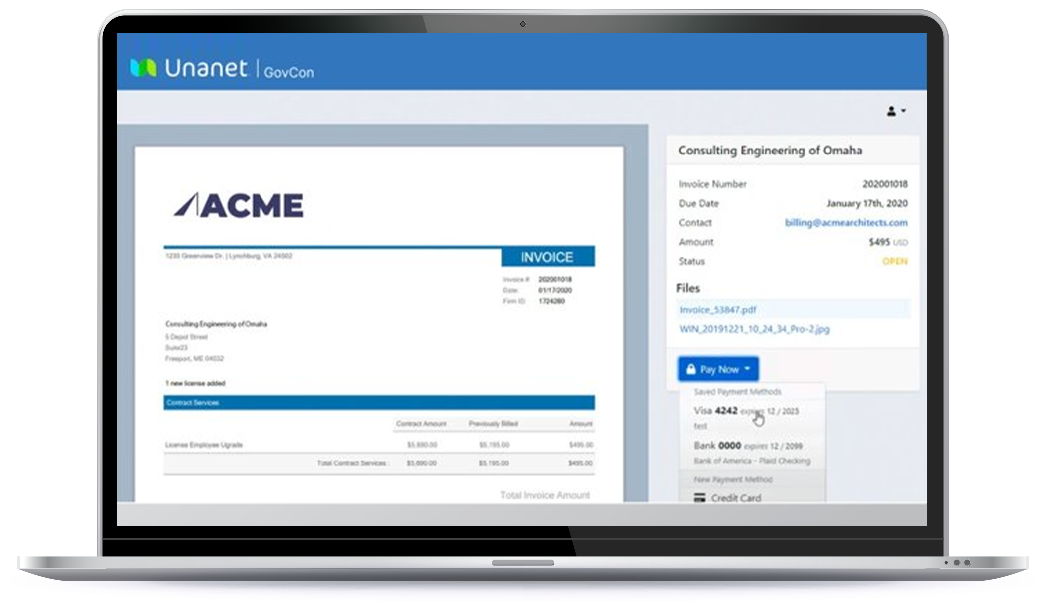 AR Automation | ERP for GovCon | Unanet