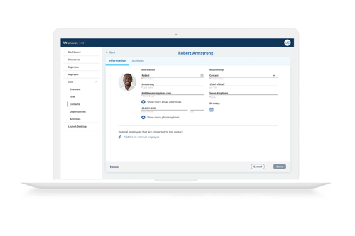 Prospect Management | ERP for AE | Unanet