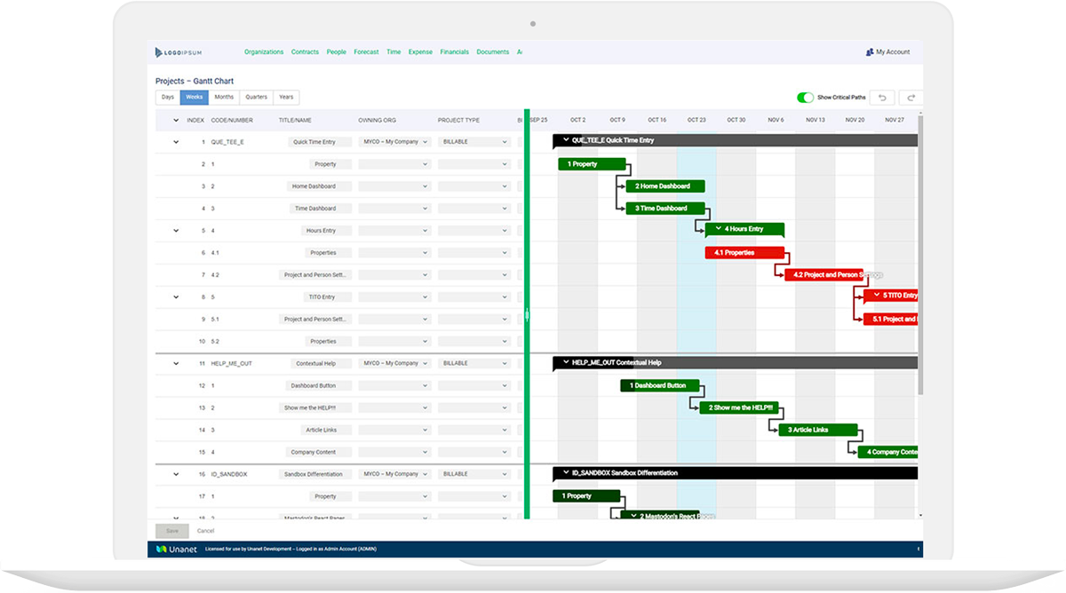 Unanet | ERP for GovCon