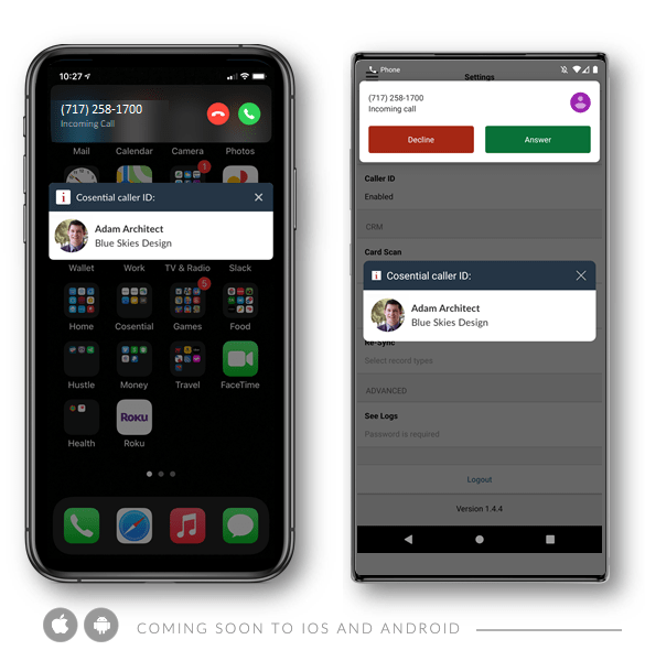 Transform your address book with Unanet CRM by Cosential CallerID